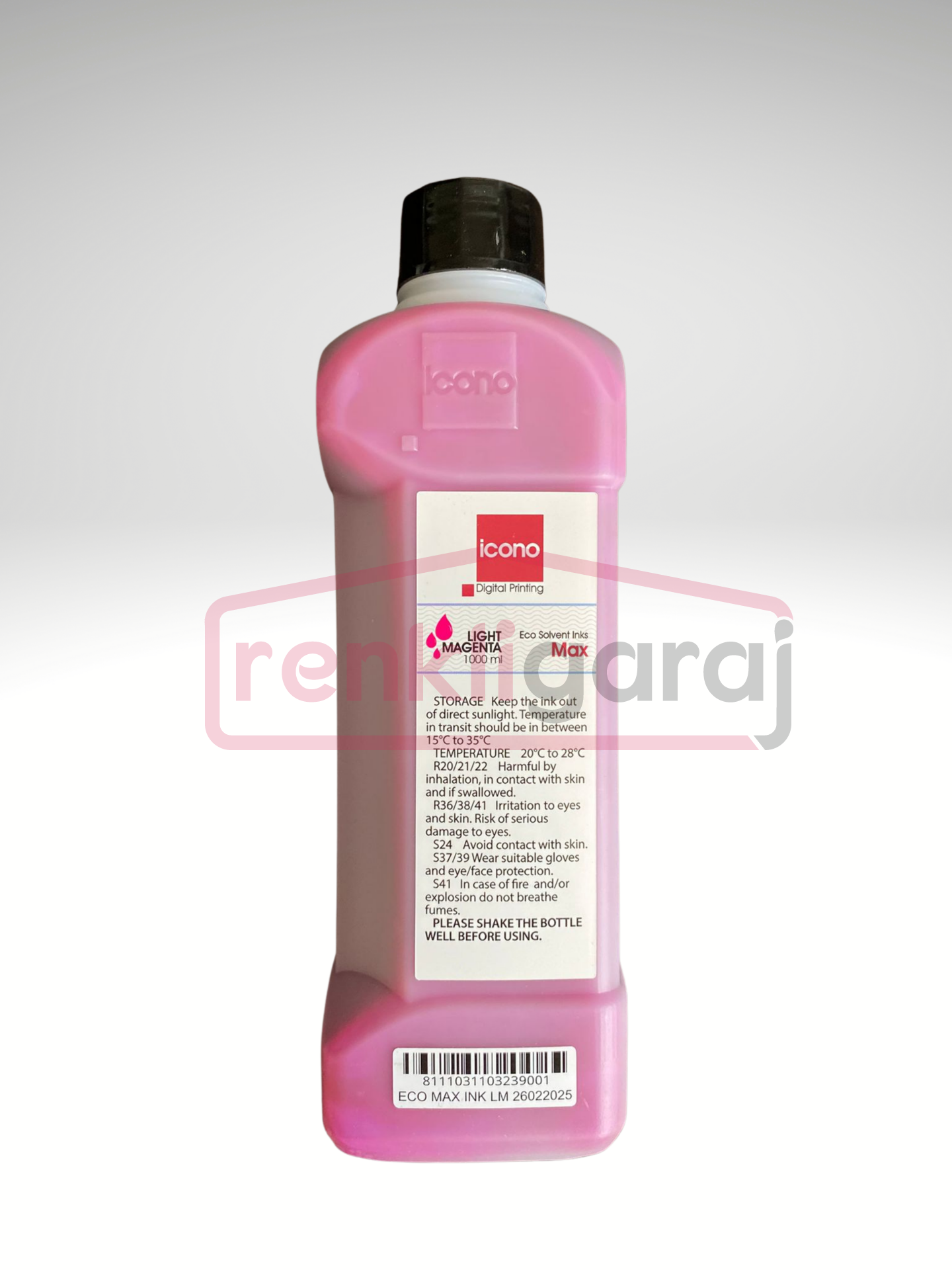 Icono C/M/Y/K/LC/LM/LK Eko Solvent 1 Lt Mürekkep - Renkligaraj.com